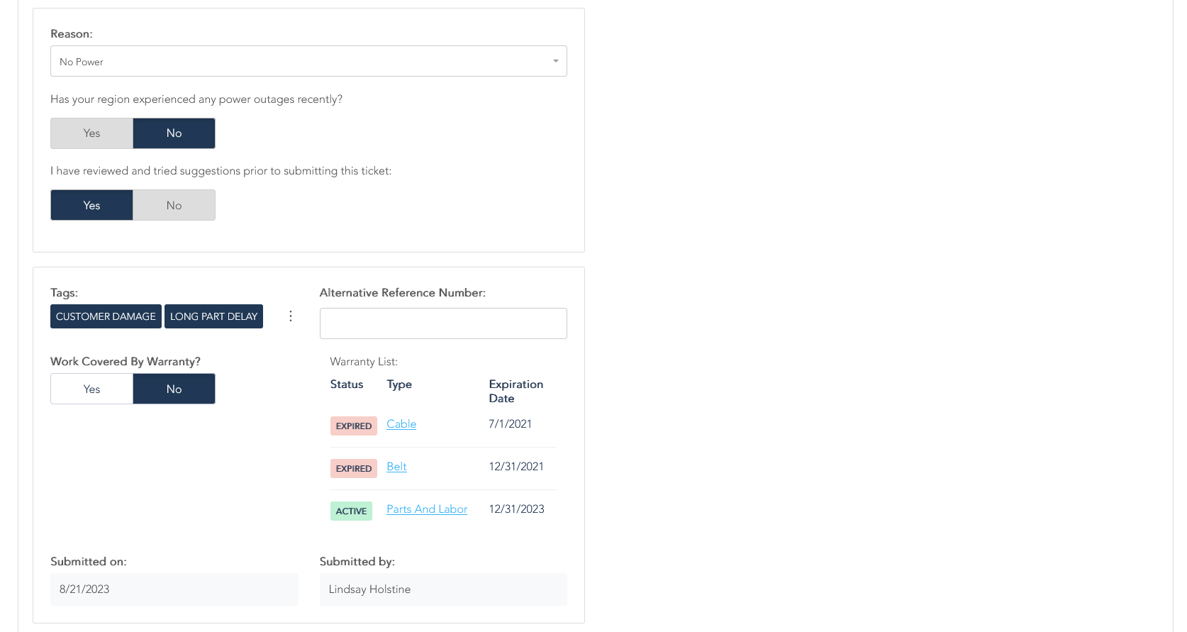 Managing a Work Order – Woven