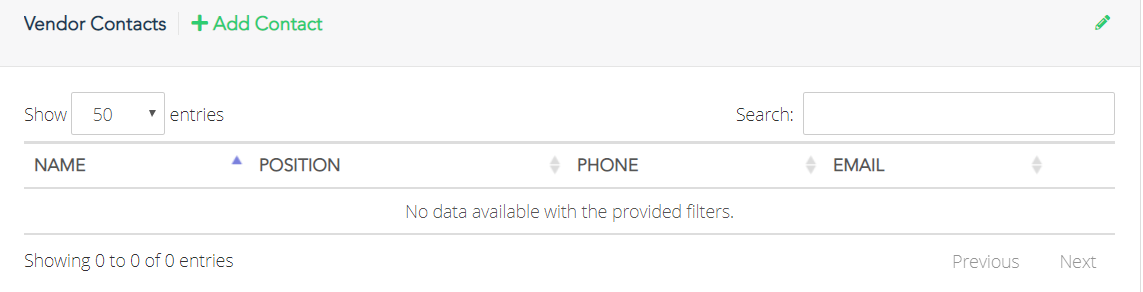 Adding a Vendor – Woven
